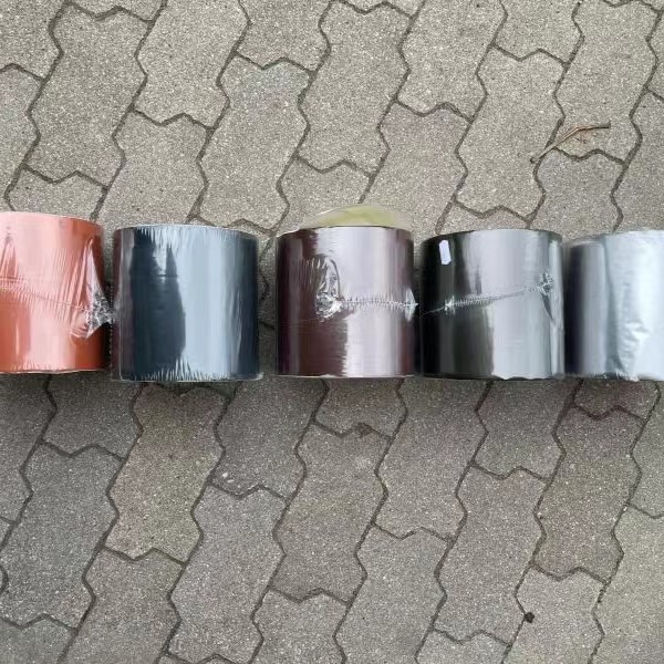 Customized Label Design Gun Grey Self Adhesive Bitumen Flash Band Roofing Waterproof， Aluminum ...