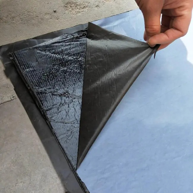Large Rolls Aluminum Foil self adhesive asphalt waterproofing flashing ...