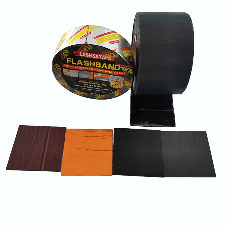 Roofs Repairing Bitumen Self-adhesive Waterproof Flash Tapes, 1 mm Self ...